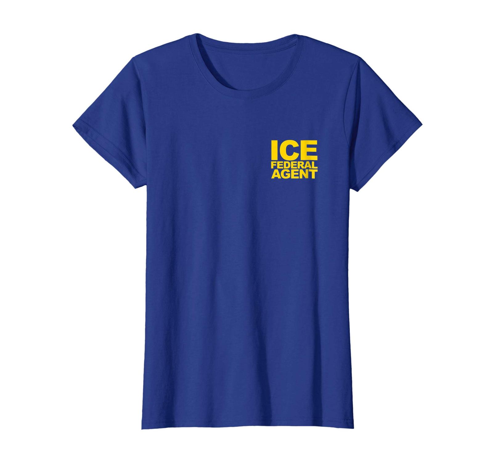Funny Shirts - ICE Federal Agent Shirt Front & Back Print Law ...