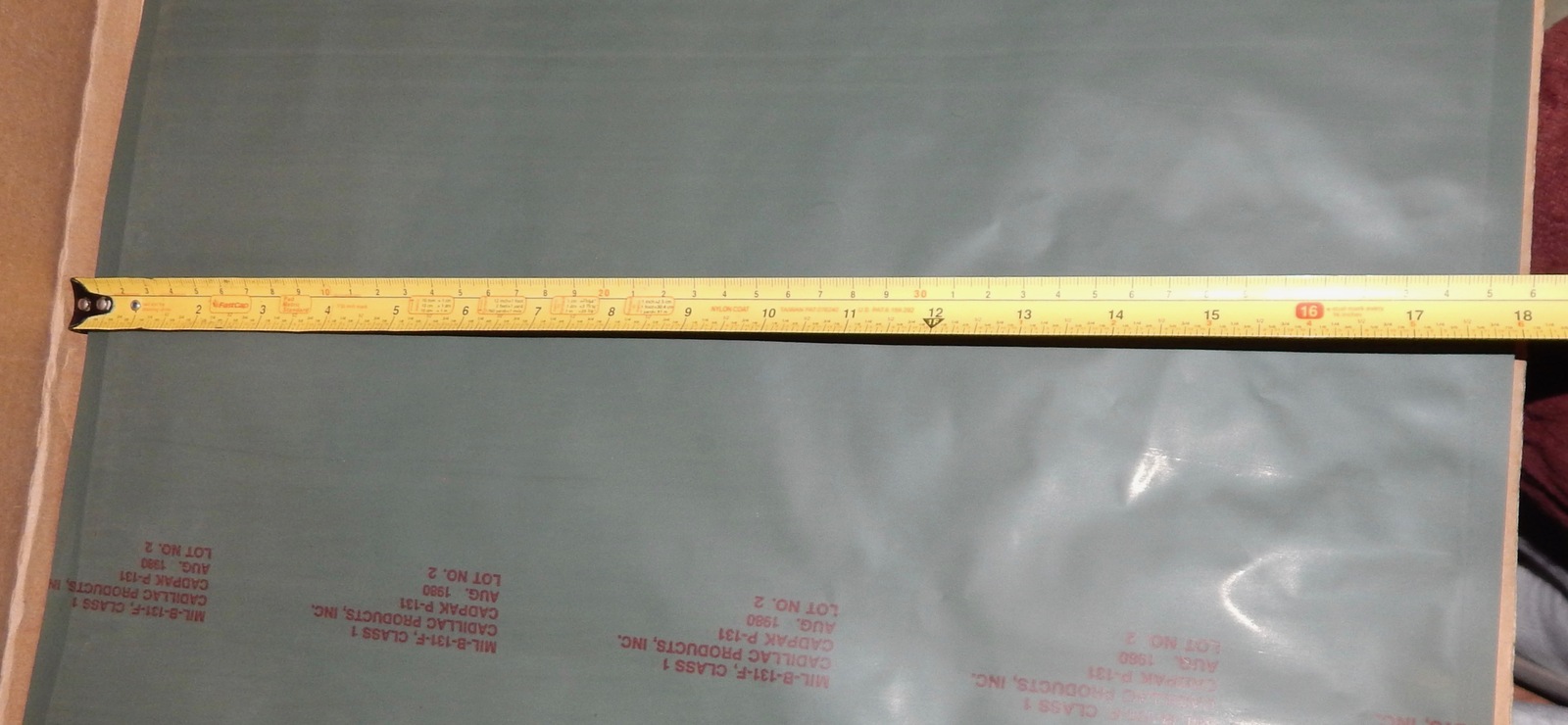 8415 Chemical Suit Protective Bags 6ea Mil-B-131-F Class 1 Cadpak P-131 ...