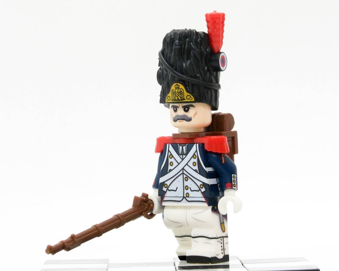 French Old Guard Grenadier Minifigures Napoleonic Wars French Army ...