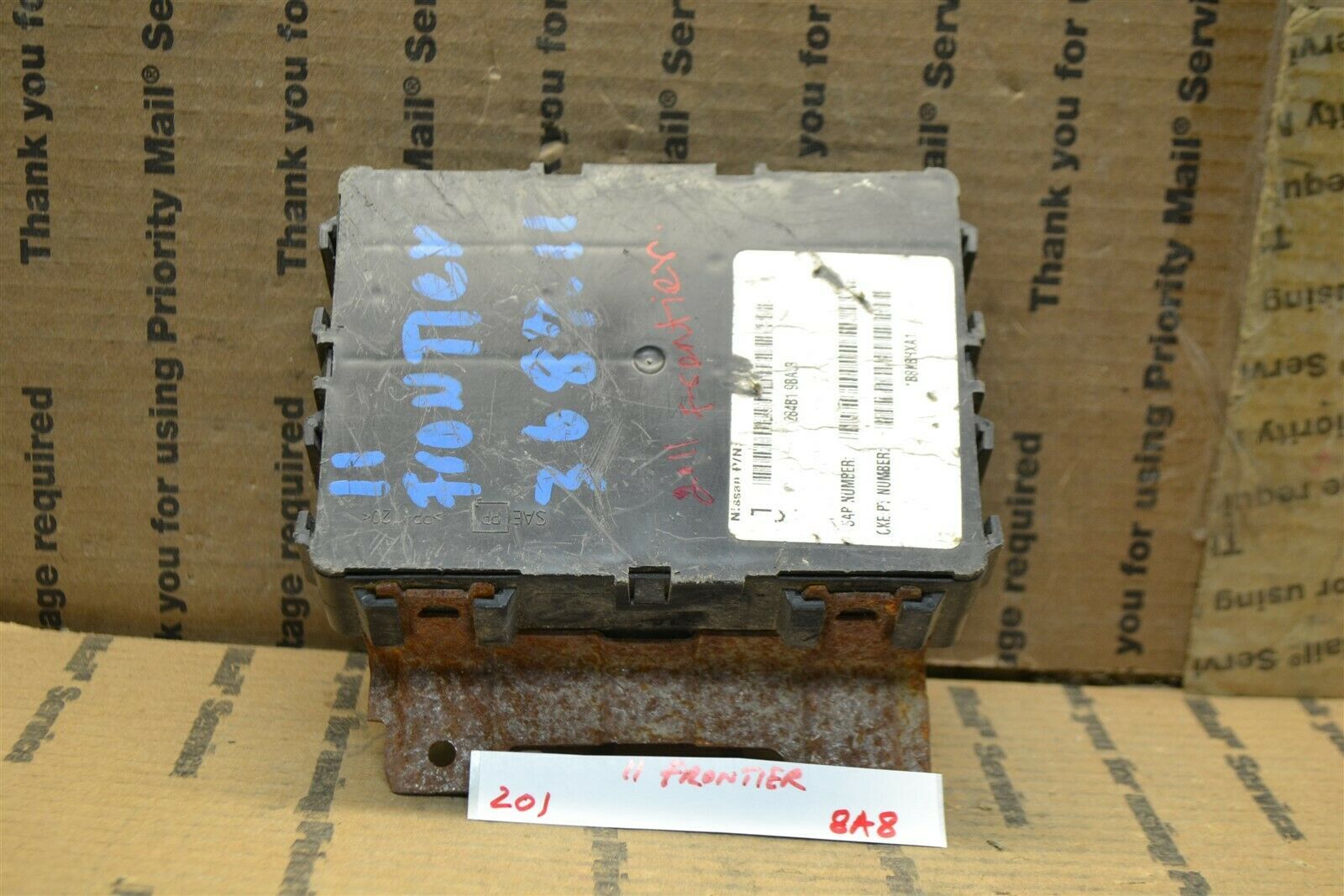 11 Nissan Frontier Body Control Module 284B19BA3B BCM Unit 8A8-201 ...