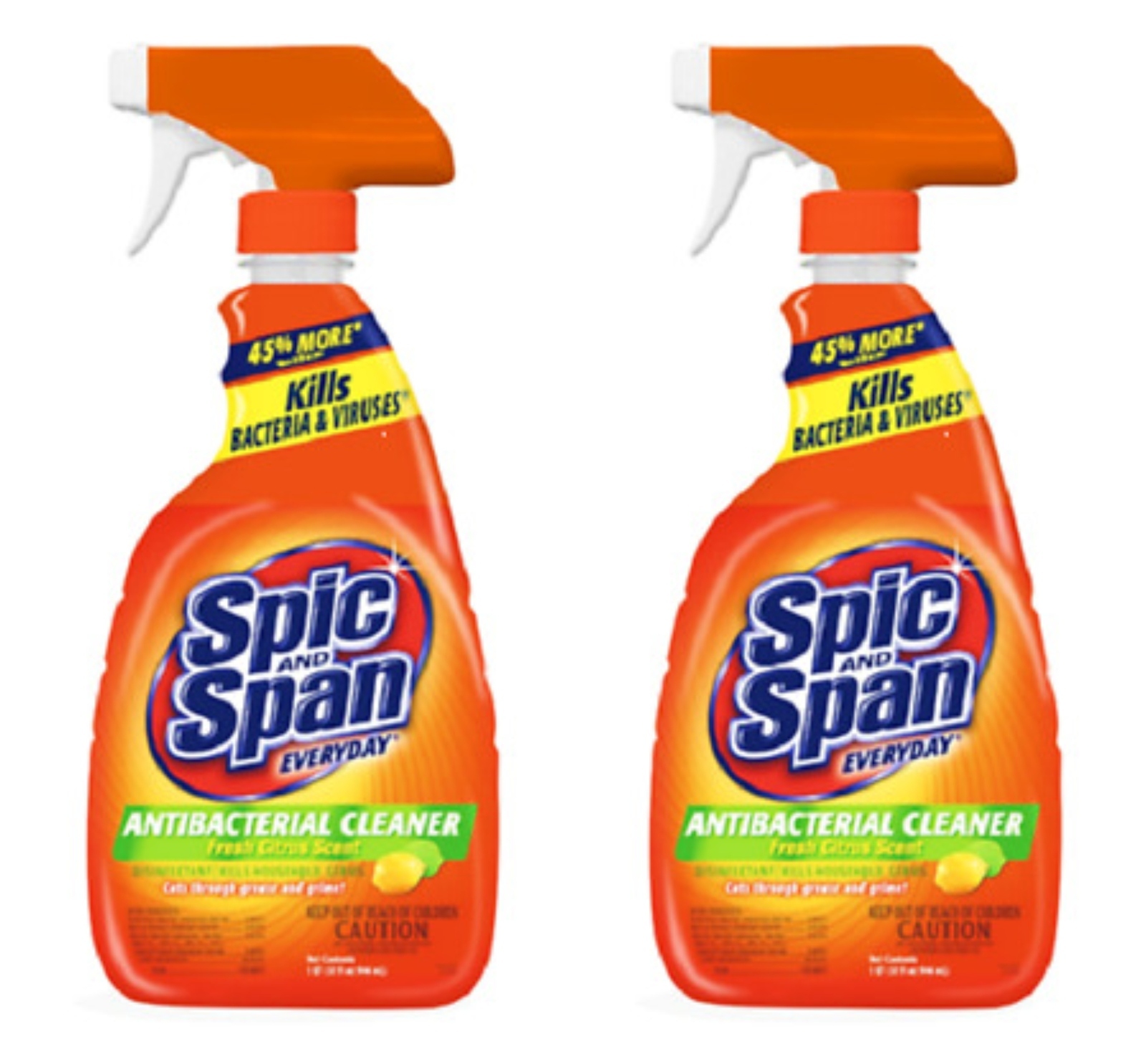 2 PK: Spic and Span Everyday AB Multi-Surface Spray Cleaner Fresh ...