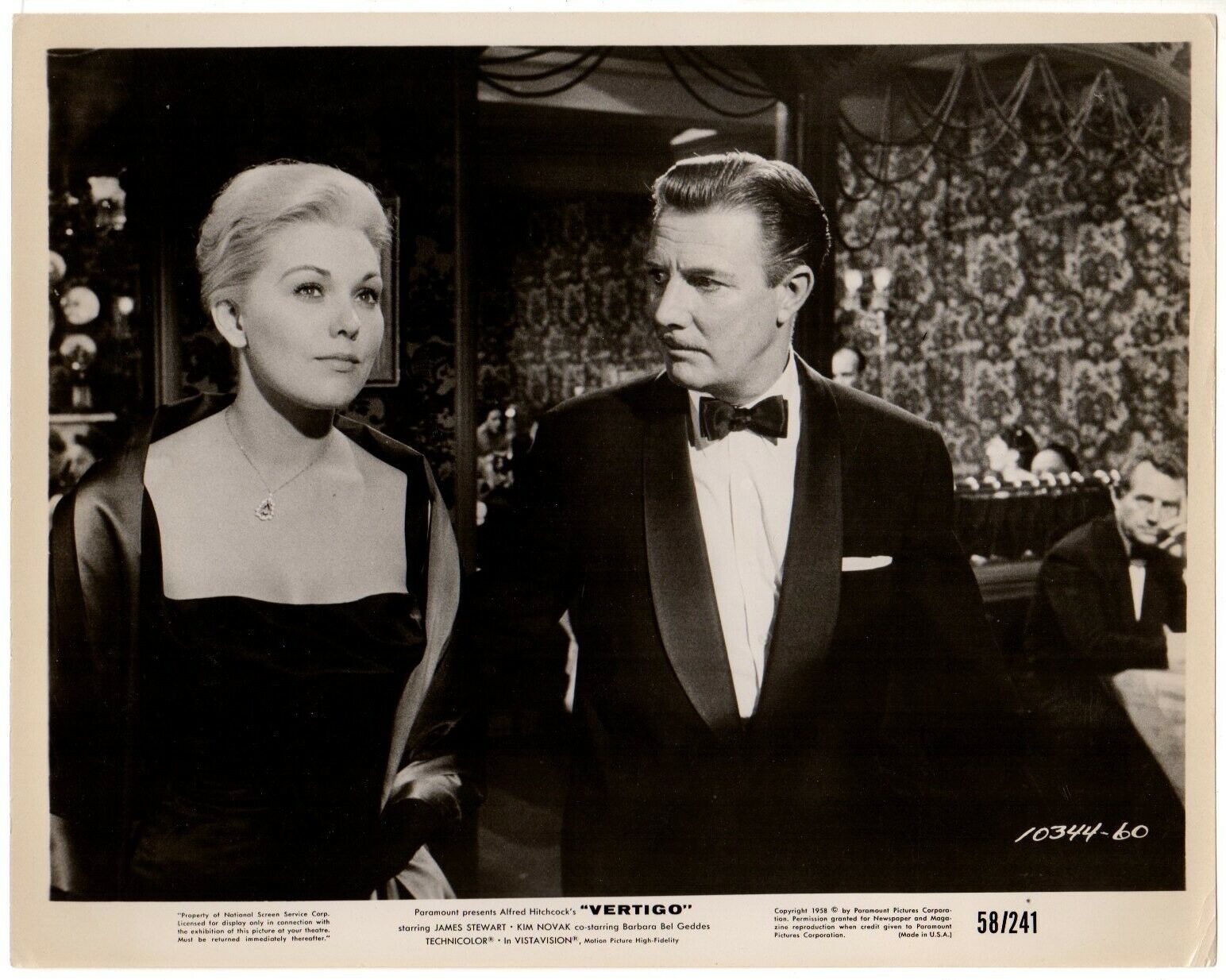 Alfred Hitchcock's VERTIGO (1958) Gorgeous Kim Novak & Tom Helmore in ...