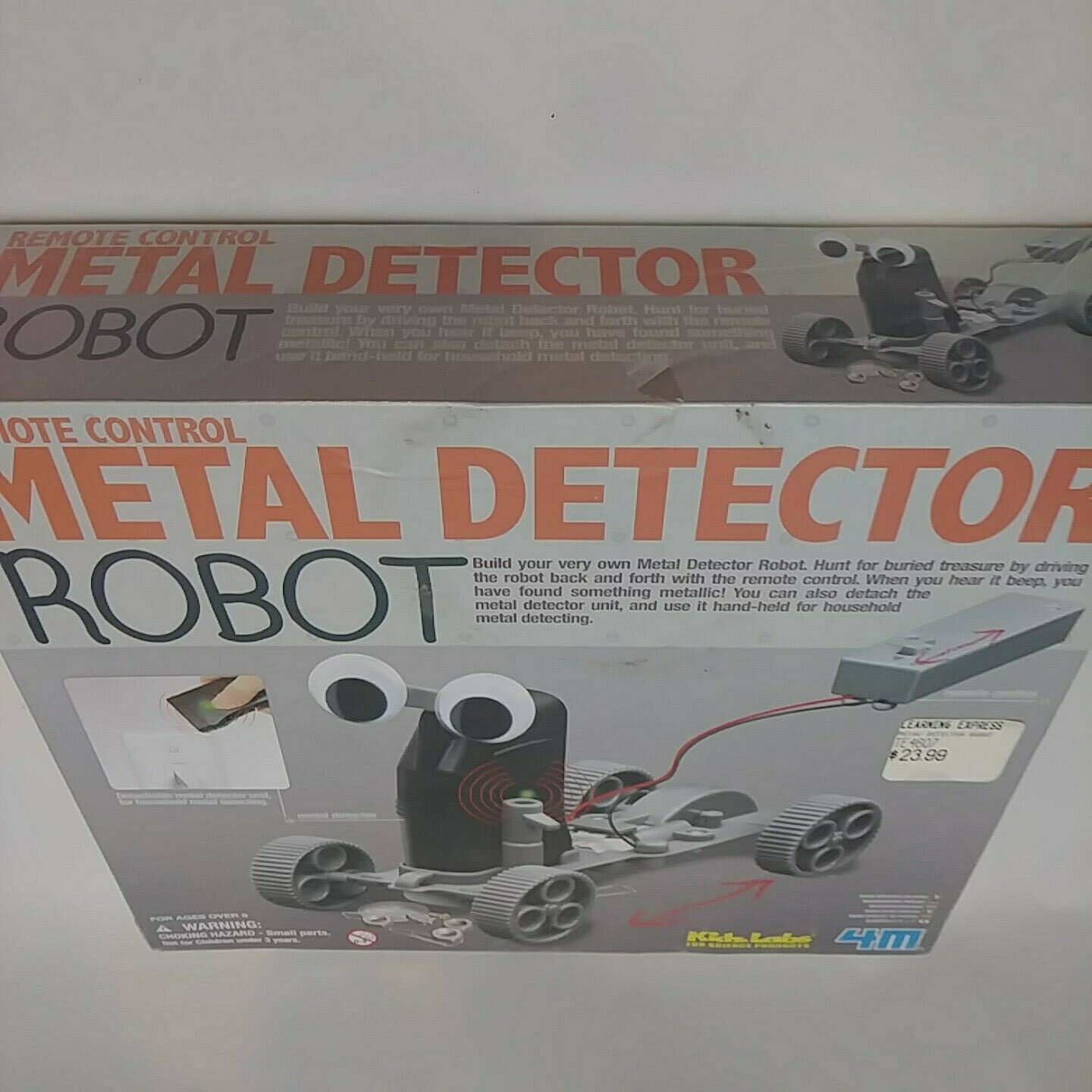 4M Remote Control Metal Detector Robot Kit Mechanics Science Project ...