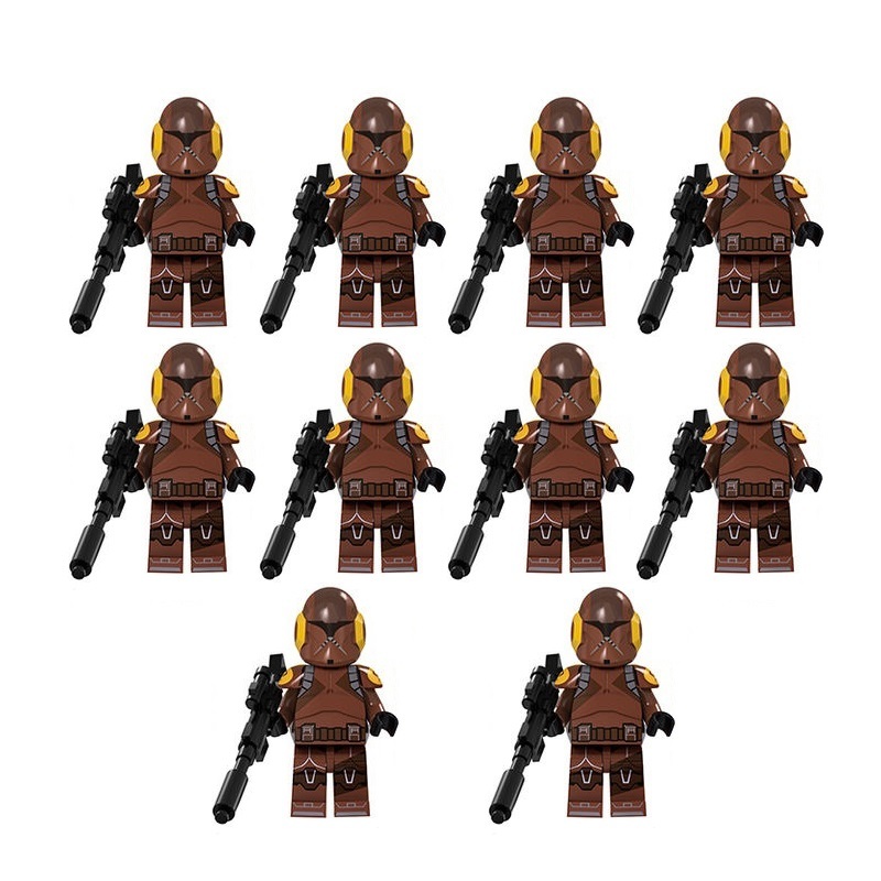 10pcs Star Wars Desert Spec Ops Battalion Clone troopers Minifigures ...