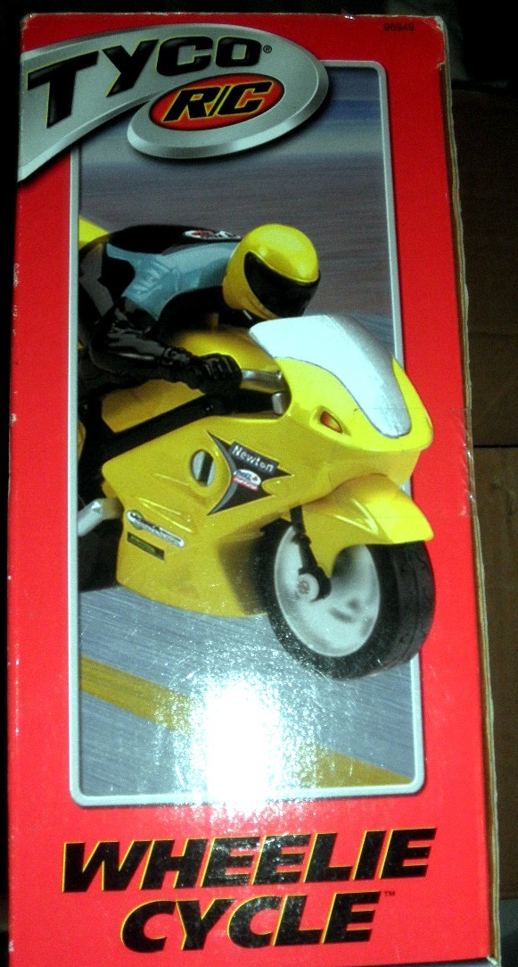 Tyco R/C Radio Control Wheelie Cycle Motor Cycle 27 MHZ - Contemporary ...