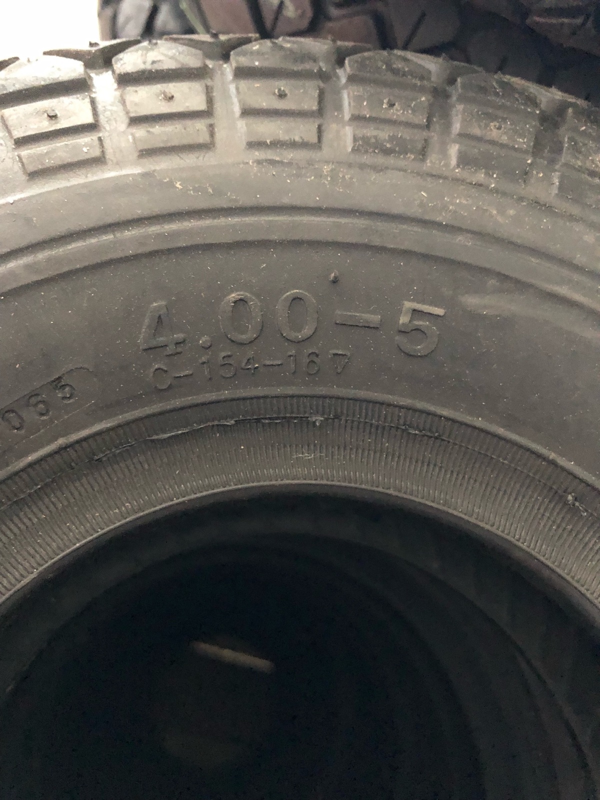 Pneumatic Tire +tube 4.00-5 C154 330X100 Black ChengShin mobility ...