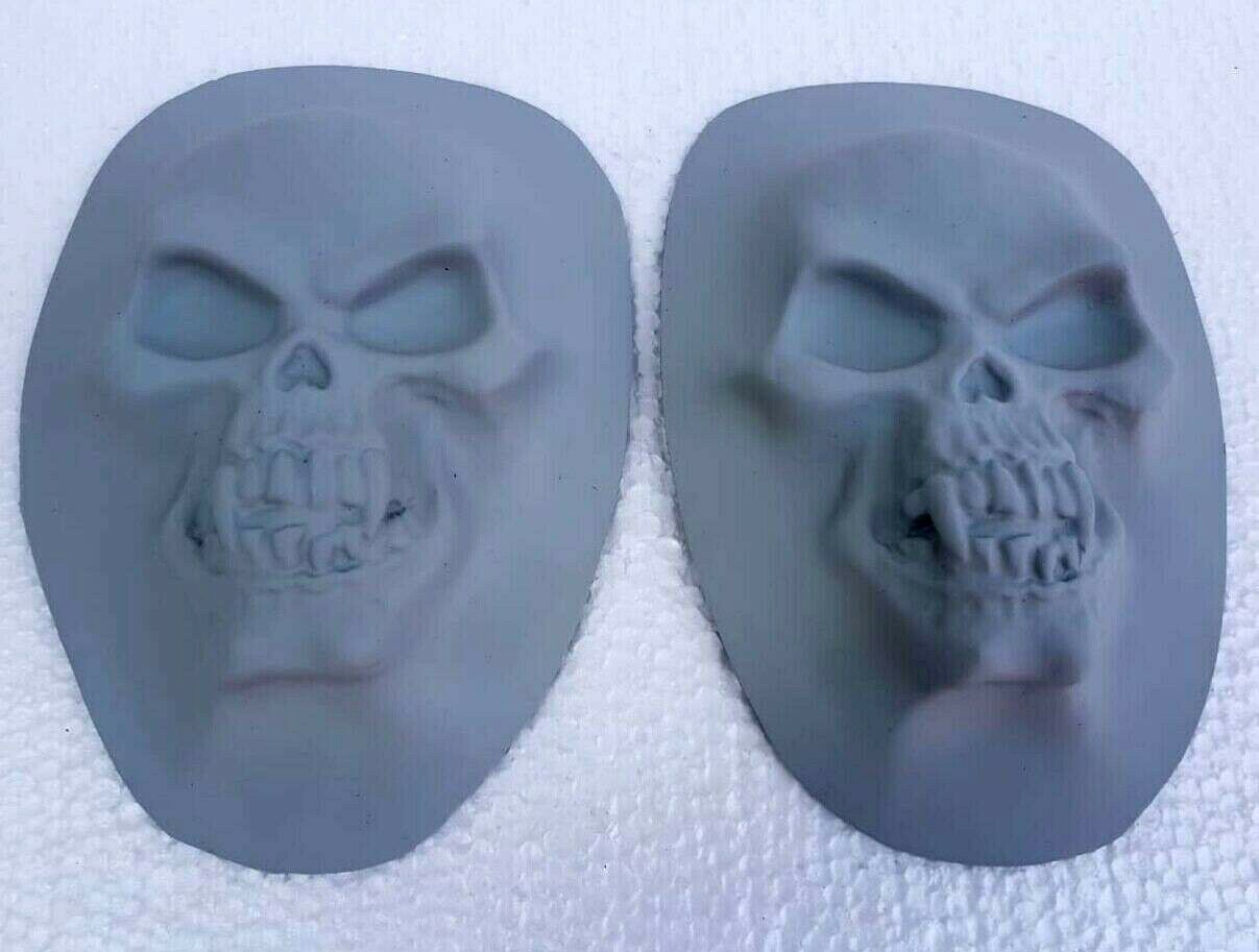 skulls 3d 2 fiberglass to customize motorcycle saddle bags or any bike ...