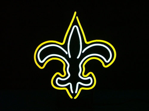 NFL New Orleans Saints Football Beer Bar Neon Light Sign 15" x 14 ...