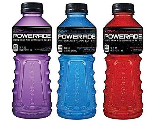 Powerade Sports Drink .Variety Pack, Pack of 24 - Energy Drinks