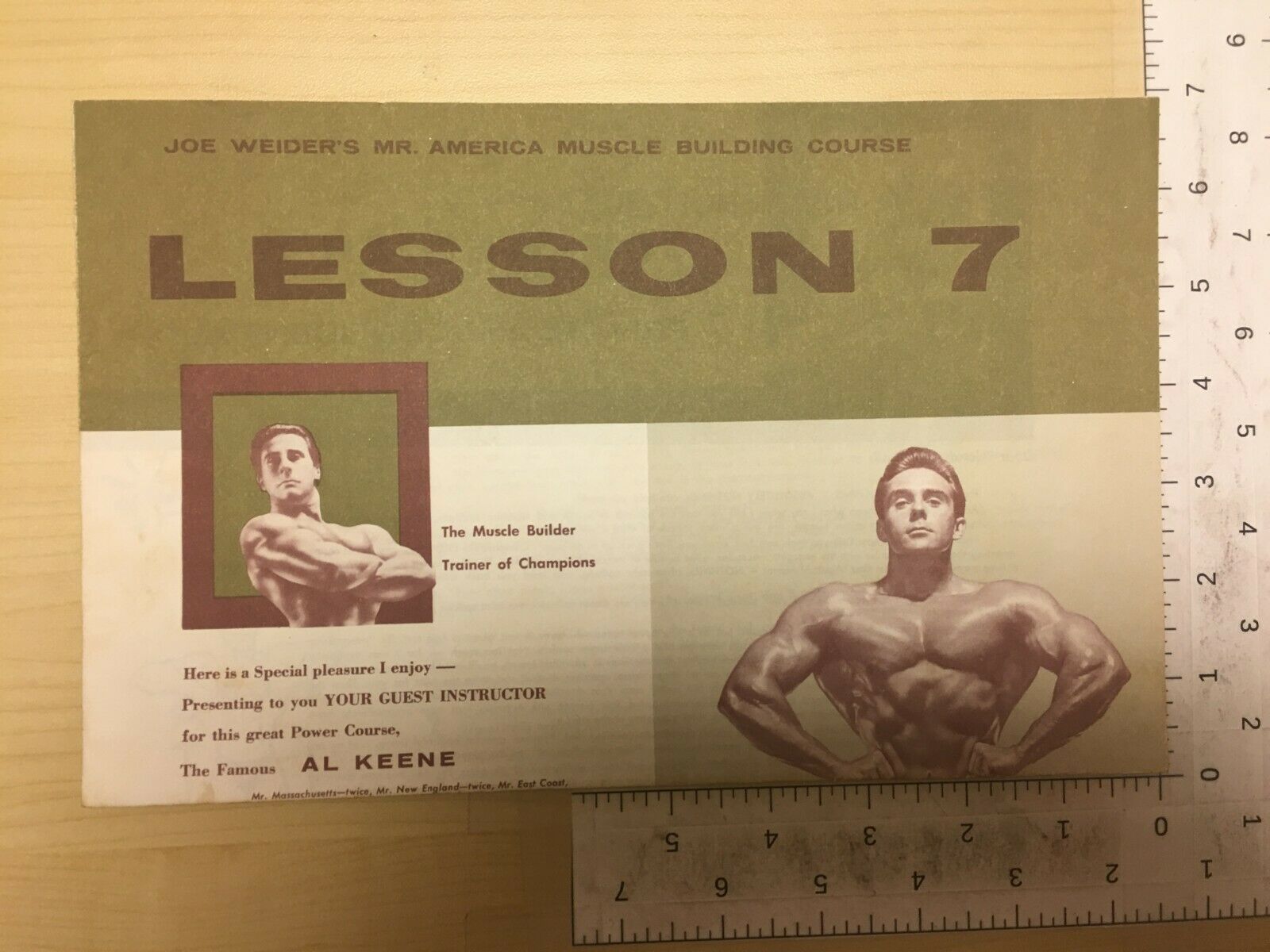 Joe Weider's Mr. America Muscle Building Course Lesson 1 to 7 ...