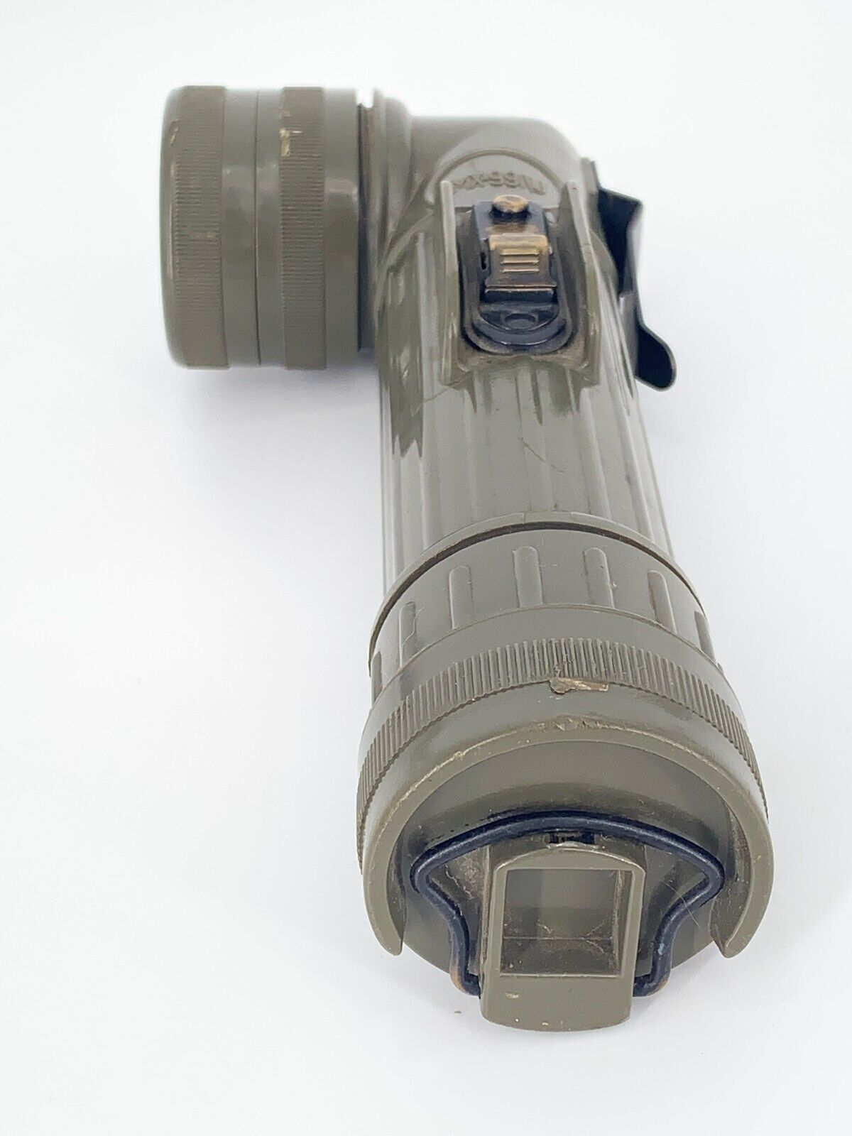 US Military OD Army Green MX-991/U Fulton Right Angle Head Flashlight ...