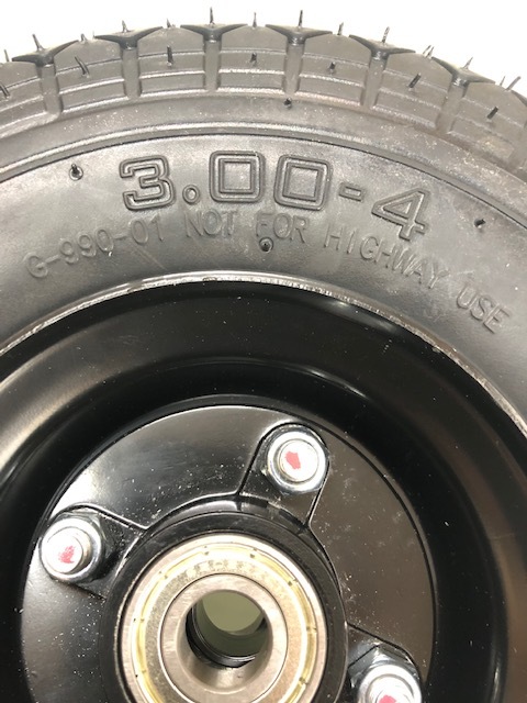 MSP 3.00-4 10"x3" 260x85 FrontWheel Assembly Drive Daytona M4JH6 ...