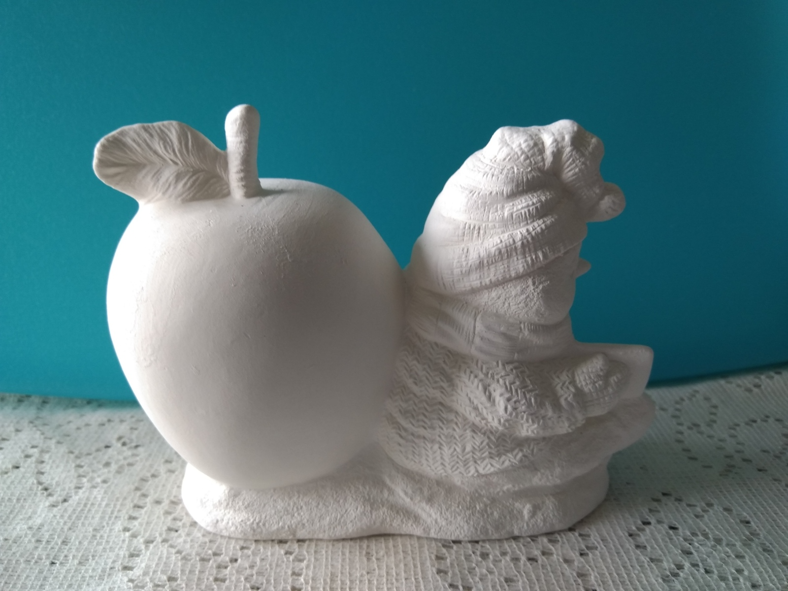 S2 - Snowman with Apple Ceramic Bisque Ready-to-Paint, Unpainted, You ...