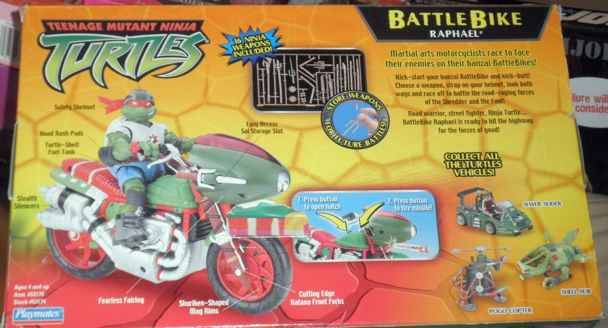 Teenage Mutant Ninja Turtles Battle Bike Raphael - TV, Movie & Video Games
