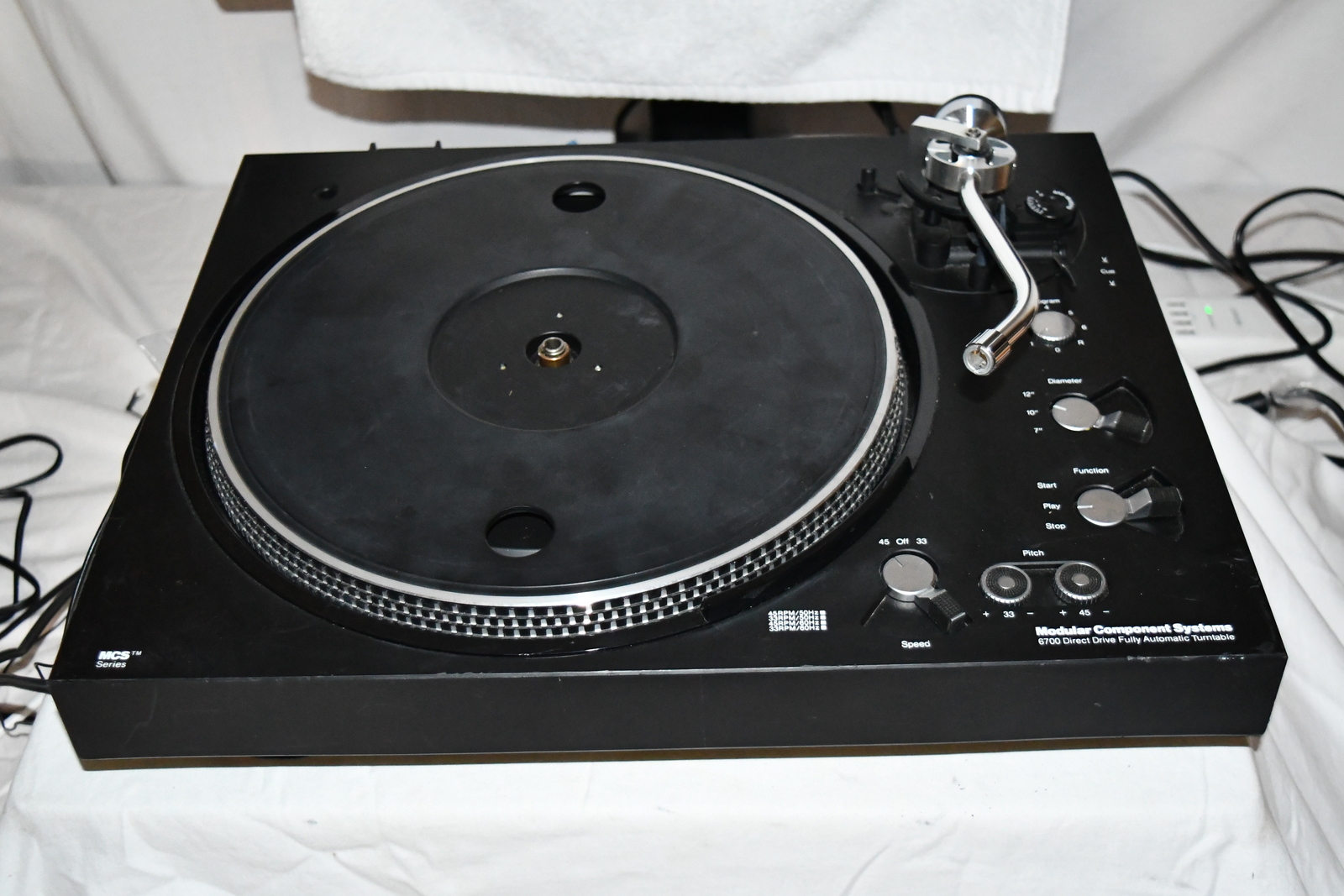 MCS Modular Component Systems Direct Turntable 6700 FOR PARTS/FIX AS IS ...