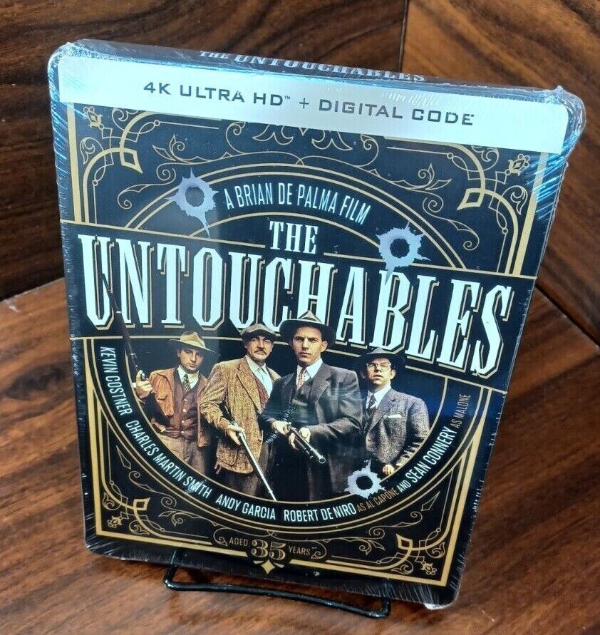 The Untouchables Steelbook (4K-No Digital)-Disc Unused-Free Box ...