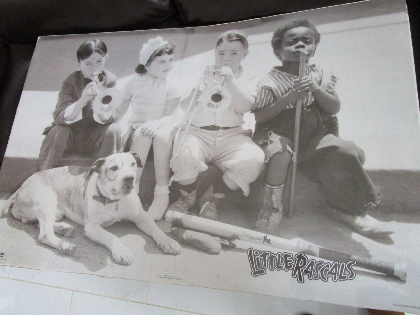 THE LITTLE RASCALS BLACK AND WHITE LARGE POSTER 23 X 35 BY KING ...