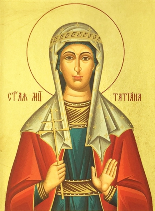 Orthodox icon of Saint Tatiana of Rome - Other Art