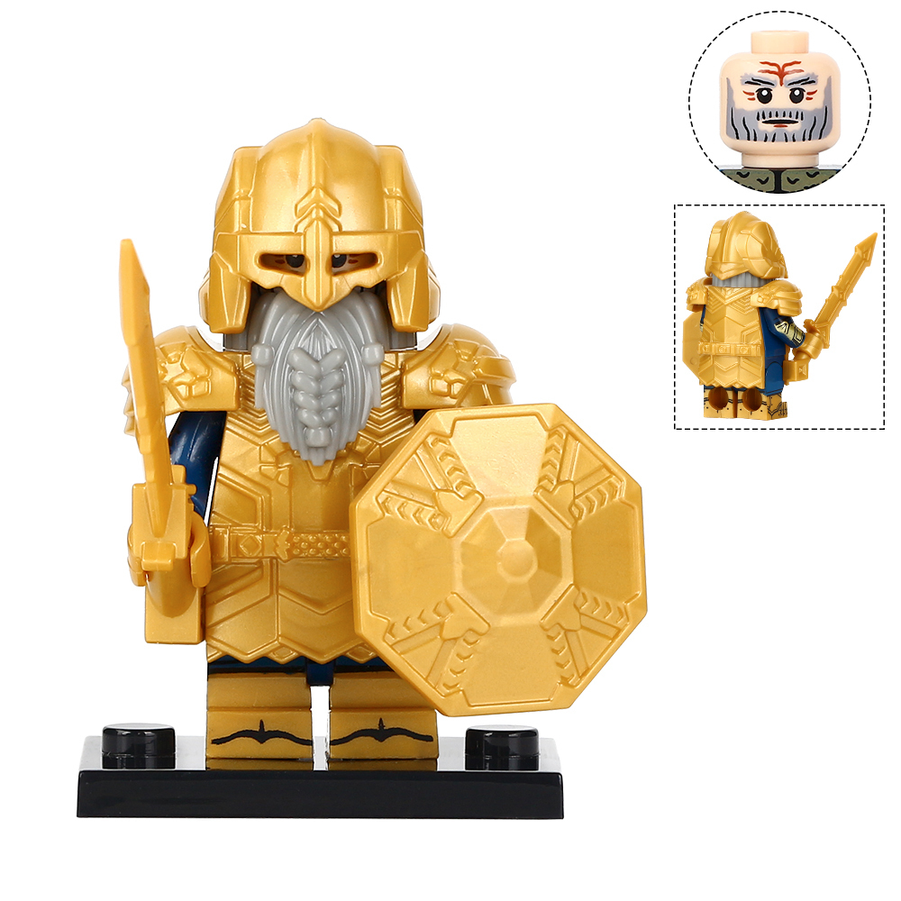 21pcs The Hobbit King Thror The Erebor Royal Guard Dwarf Warriors ...