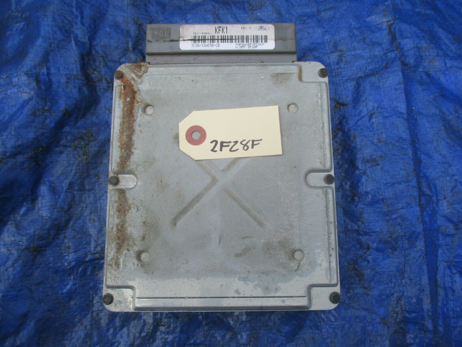 2003 Ford F250 5.4 engine computer ECM MLC-496A KFK1 3C3A-12A650-CB ECU ...