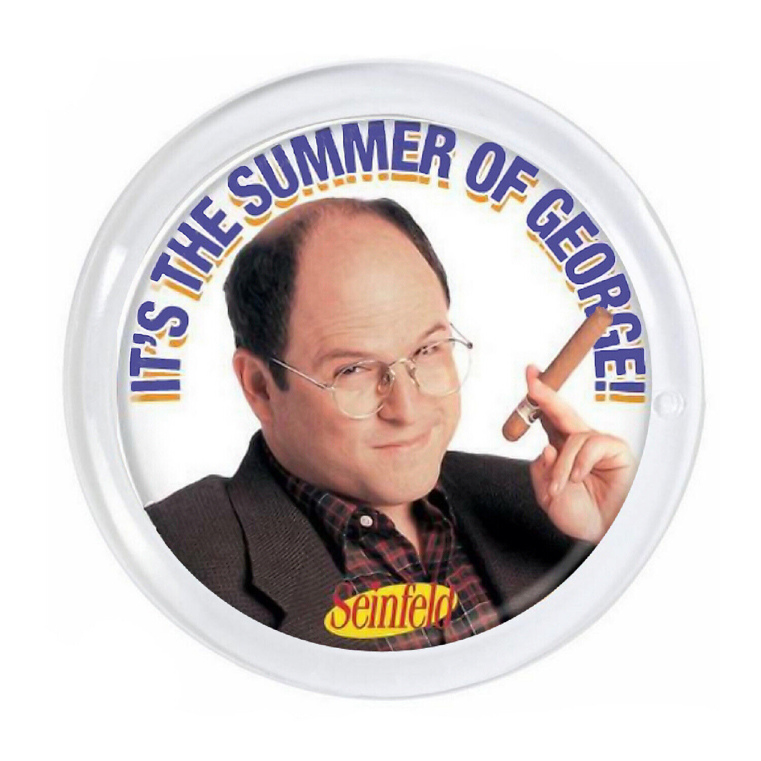 Seinfeld The Summer Of George Costanza Magnet big round 3in diameter ...