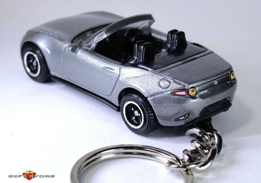 RARE KEY CHAIN SILVER GRAY MAZDA MIATA MX5 EUNOS ROADSTER LIMITED ...