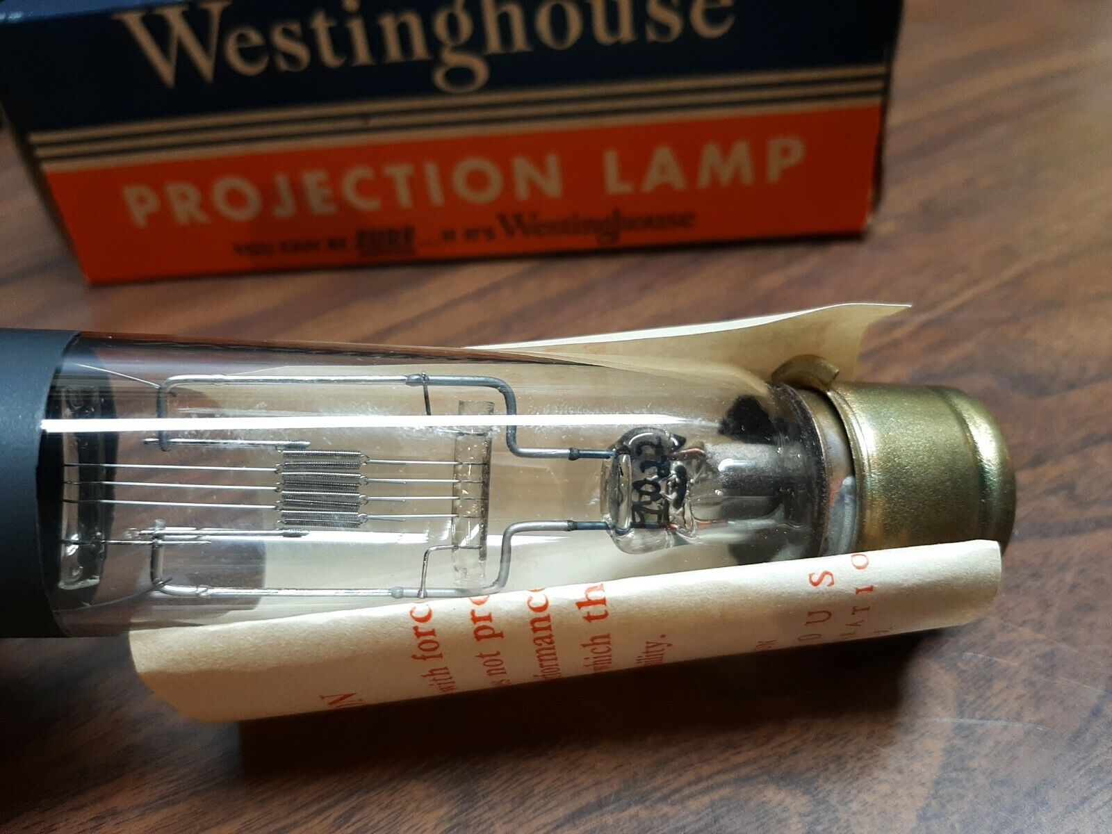 OLD Westinghouse Projection Lamp Bulb in Original Box 300W 120V New Old ...