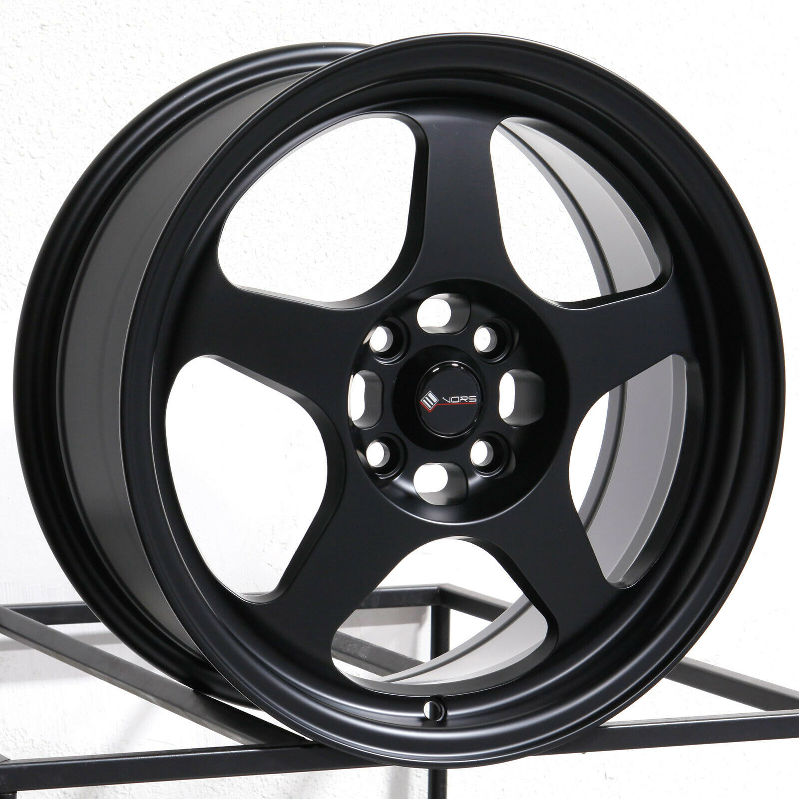 One 16x7 Vors SP1 4x100/4x114.3 38 Matte Black Wheel Rim 73.1 - Wheels