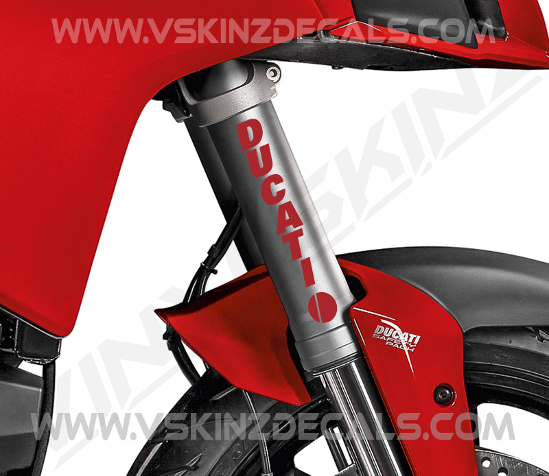 Ducati Logo Forks Decals Stickers Premium Quality 5 Colors Supersport ...