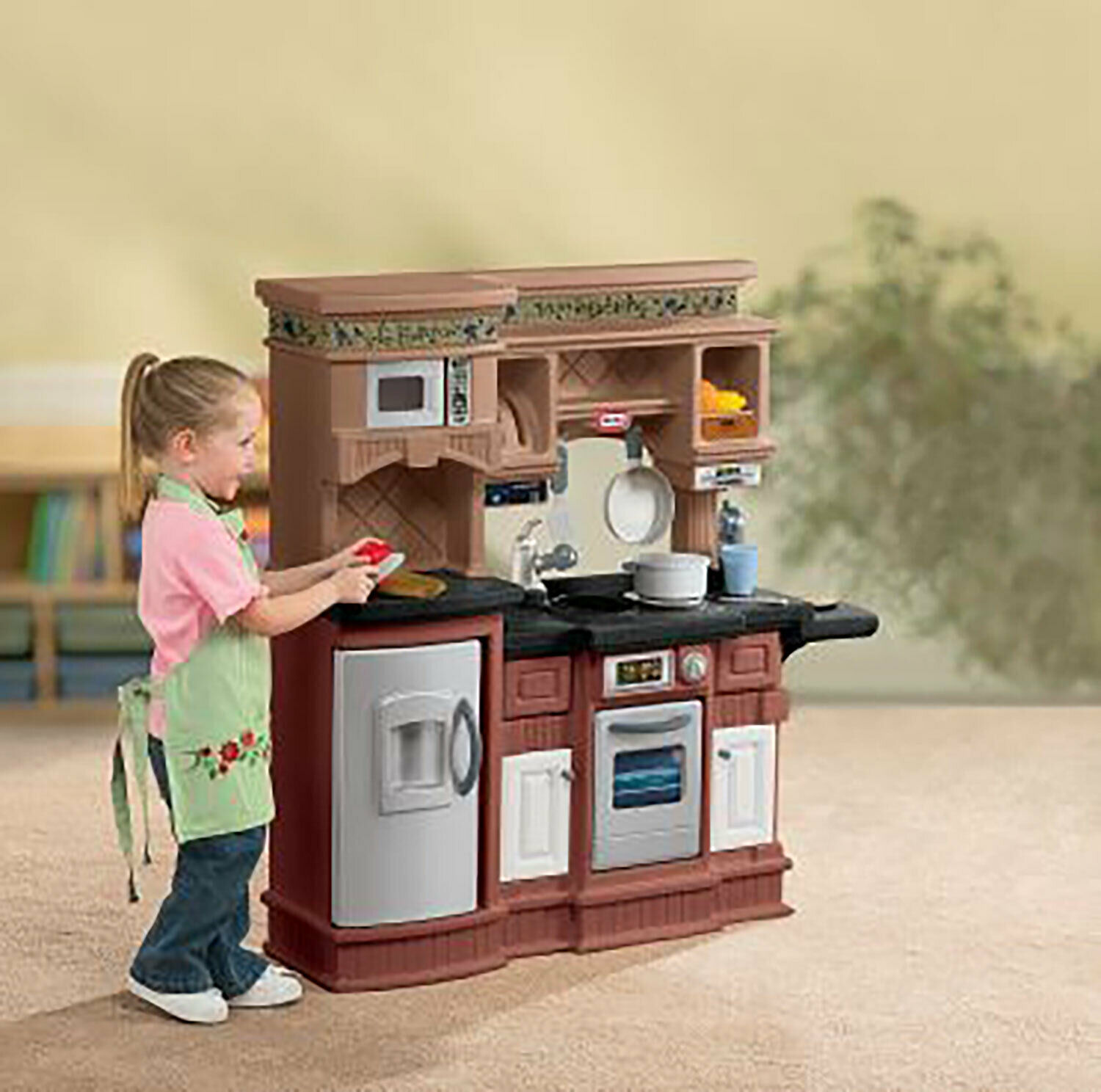 Little Tikes Gourmet Prep 'n Serve Play Kitchen with 18 Piece Accessory ...
