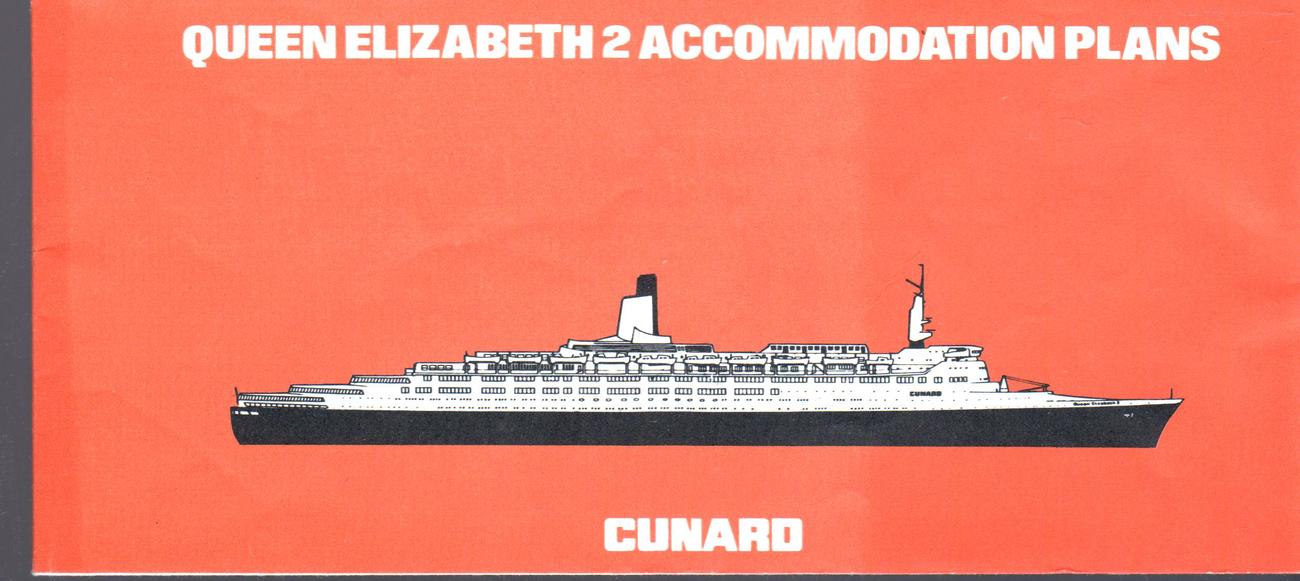 H.M.S. Queen Elizabeth 2 - Deck Plan - Accommodation Plan of Cunard ...