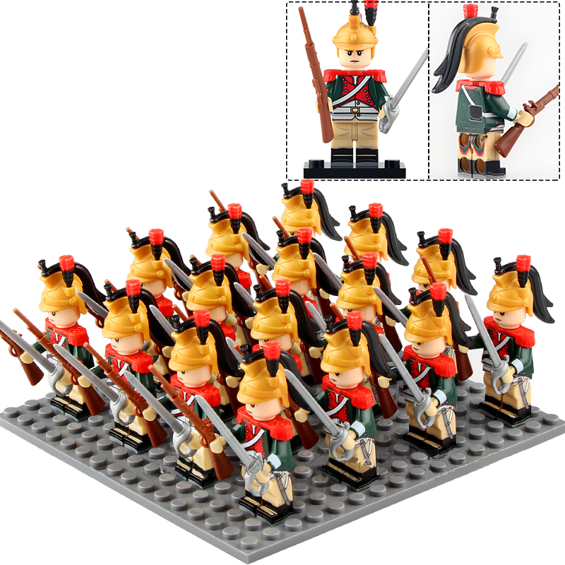 16pcs Napoleonic Wars French Soldiers French Dragoons Cavalry Army ...