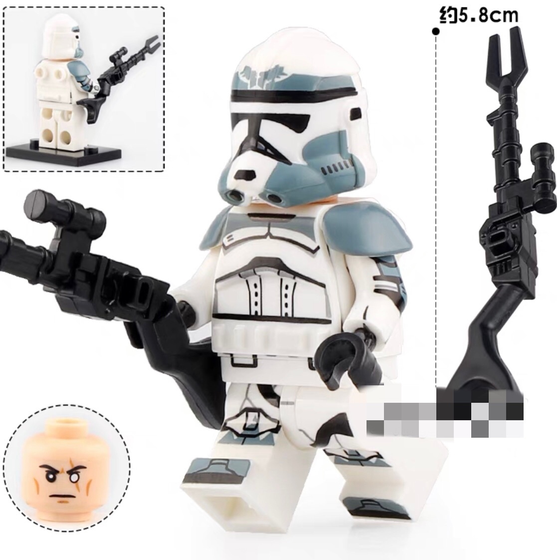 Star Wars 104th Battalion Wolffe Wolfpack Clone Trooper 21 Minifigures Set - Building Toy ...