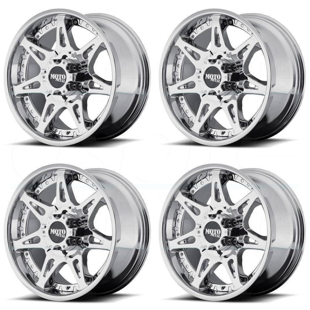 18x10 Moto Metal MO961 6x135 -24 Chrome Wheels Rims Set(4) - Wheels