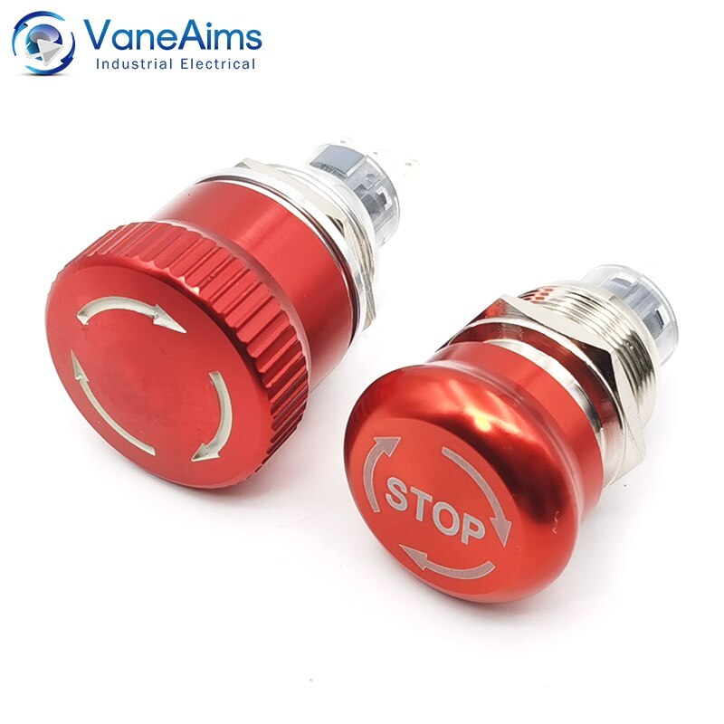 Machine Metal emergency stop switch rotary push-pull emergency stop ...