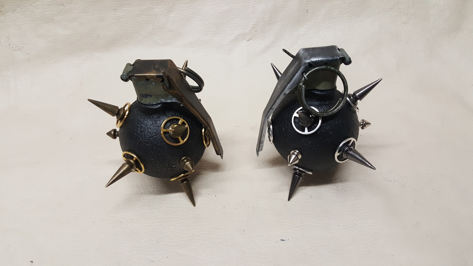 Black Spiked Steampunk Grenade - Every Other Thing