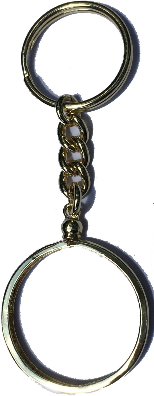 NA Medallion Holder Keychain 18k Gold Plated Narcotics Anonymous Key ...