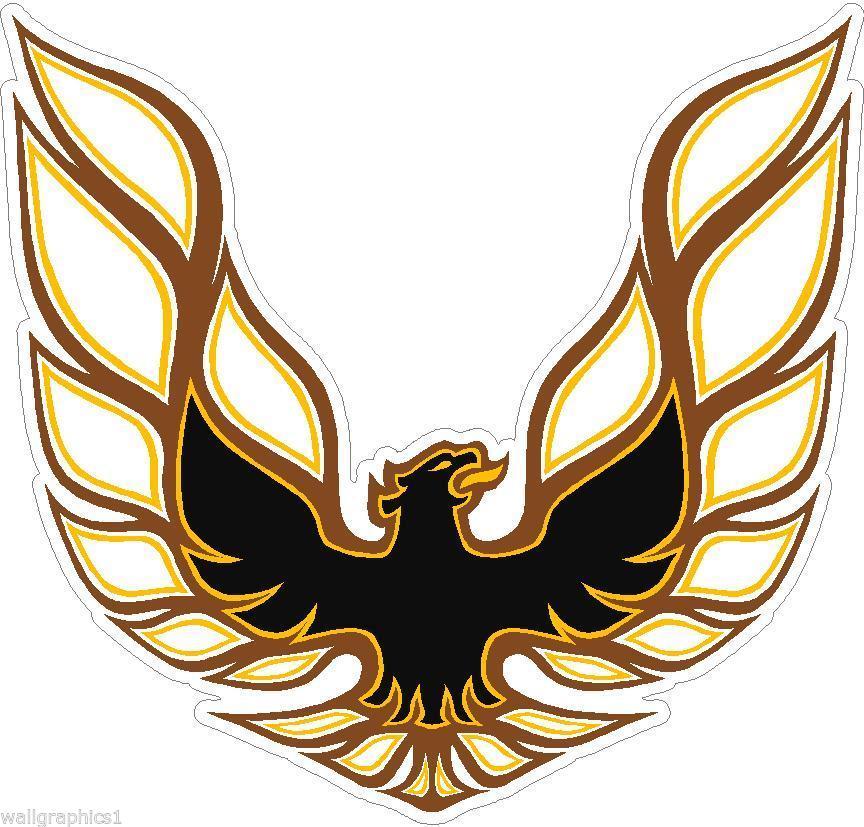 Vintage Pontiac Trans-Am Hood Emblem Wall Graphic Decal Garage Wall Art ...