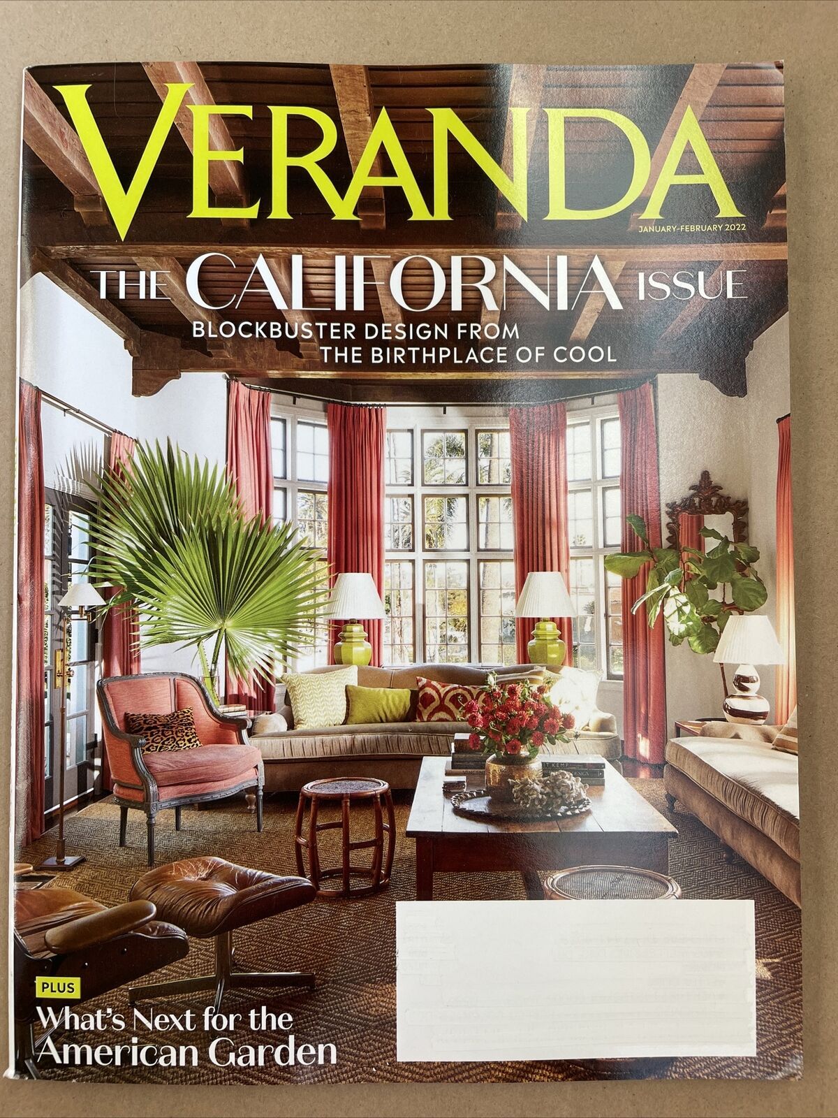 VERANDA Magazine JANUARY FEBRUARY 2022 New SHIP FREE California Issue ...