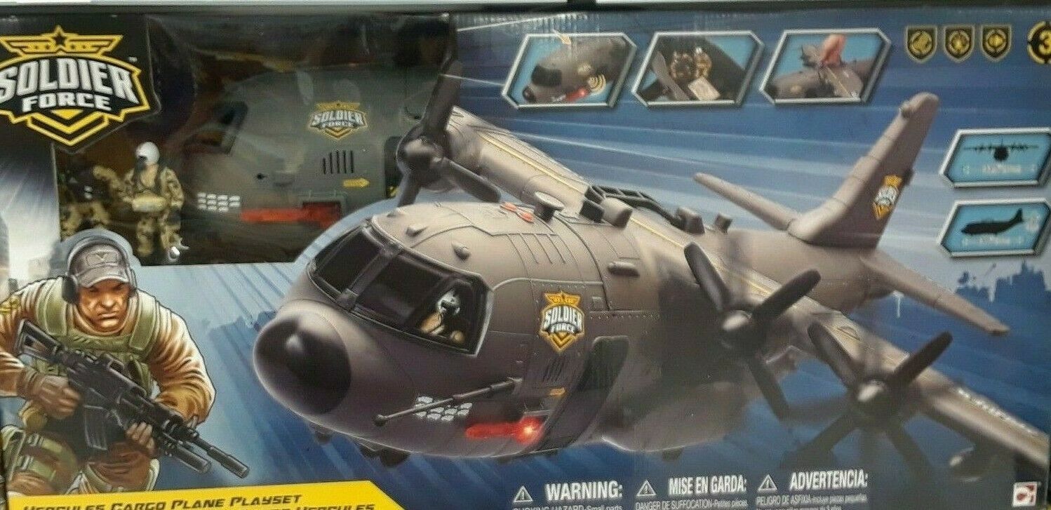 Soldier Force AB-115 Shark AC-130 War Cargo Military Plane AC130 ...