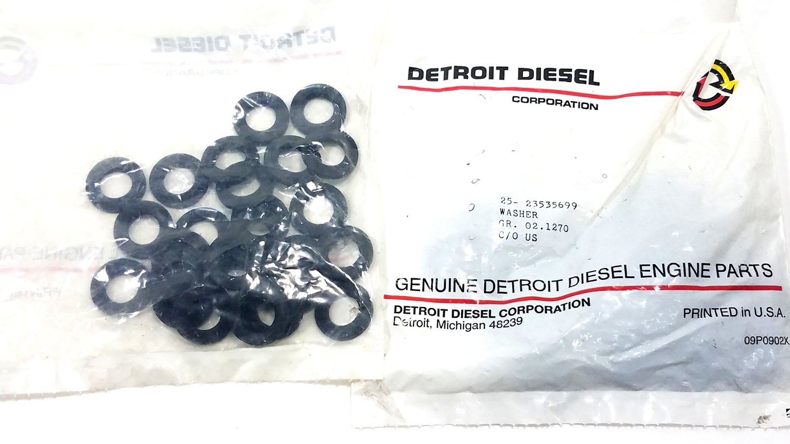 23535699 New Detroit Diesel Washer - Car & Truck Parts & Accessories
