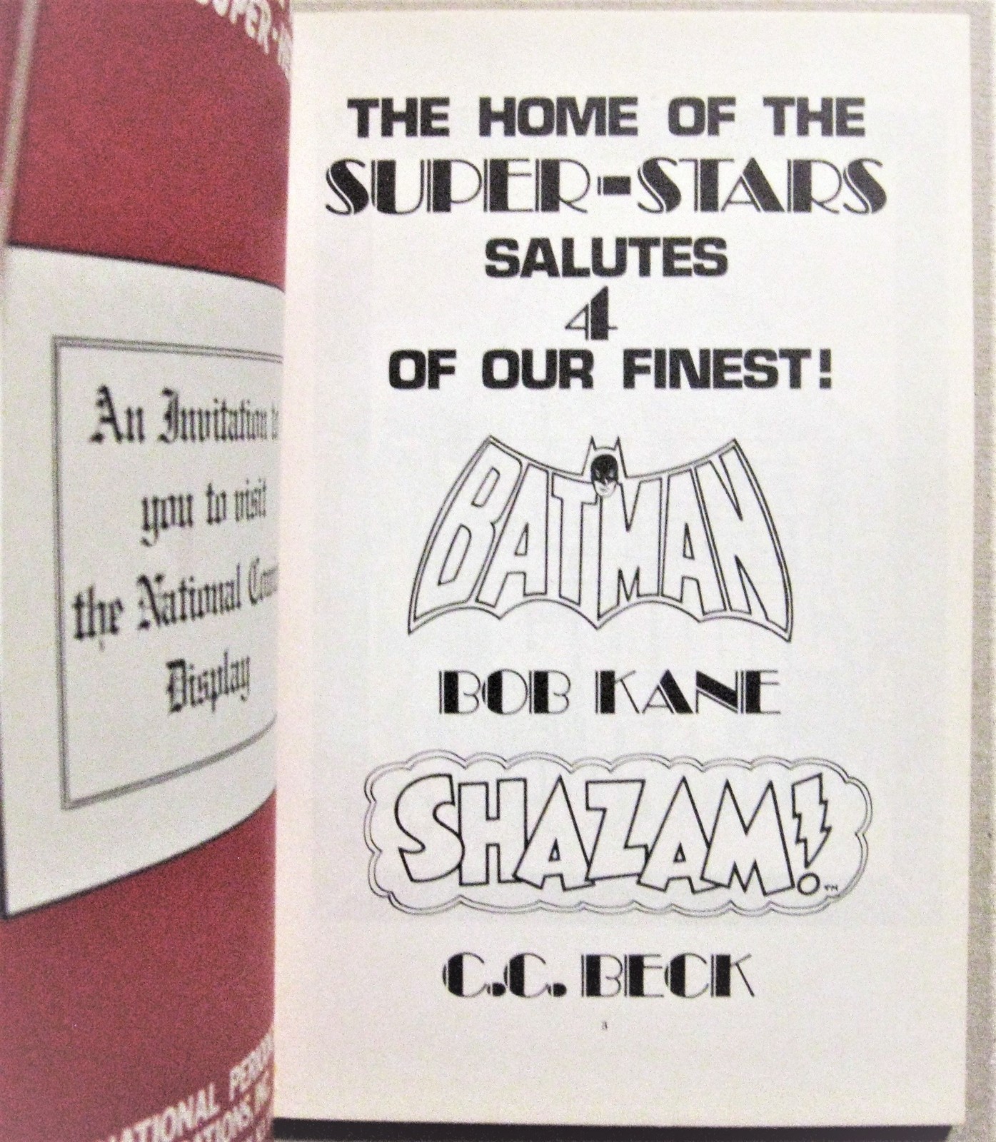 1973 NEW YORK COMIC ART CONVENTION PROGRAM BOOK (9.4 NM) 5th July 4 ...