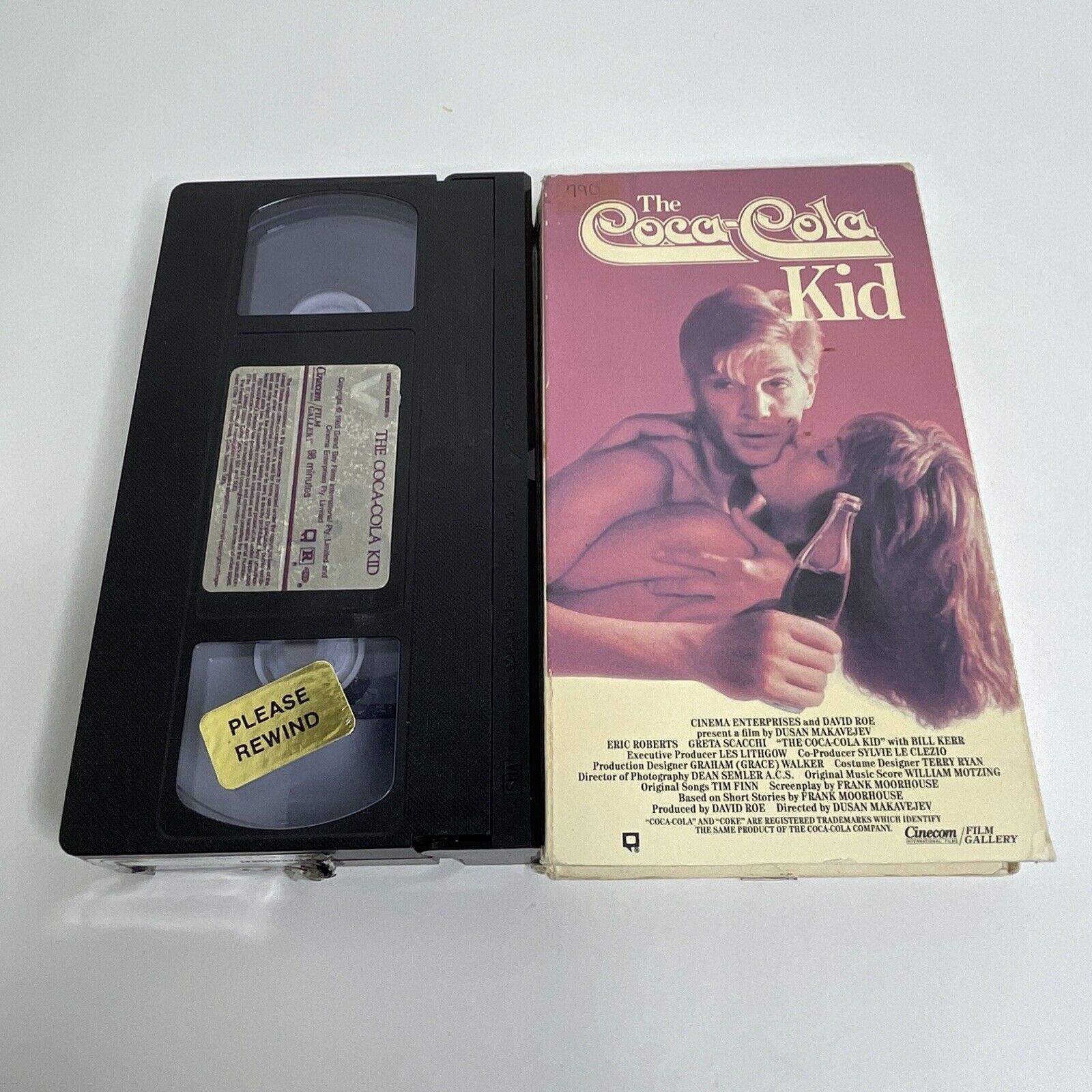 The Coca-Cola Kid VHS Eric Roberts Greta Scacchi Vestron Video Tape ...