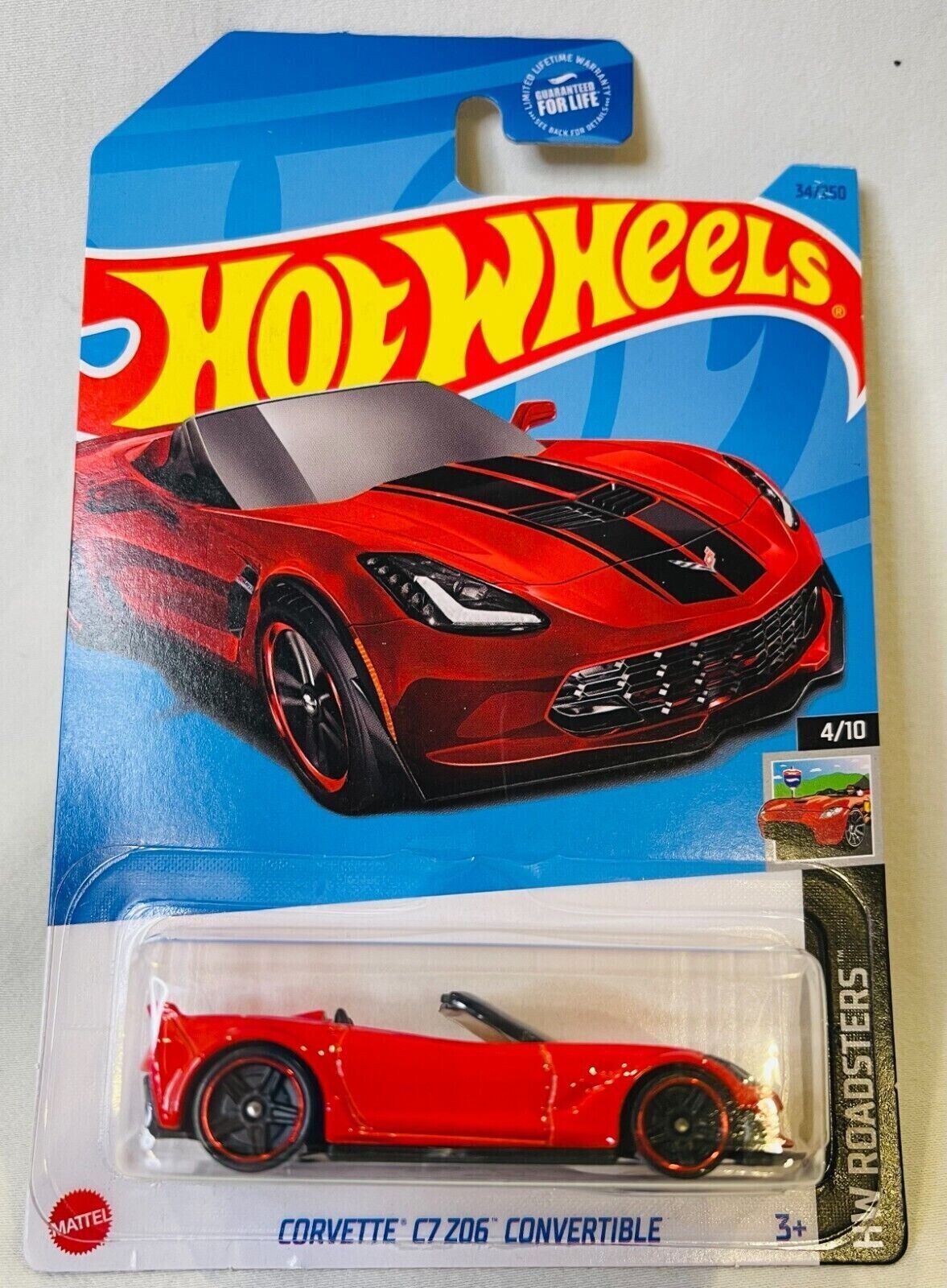 Hot Wheels Corvette C7 Z06 Convertible Red #34 NEW 2023 HW Roadsters Diecast Met - Contemporary ...