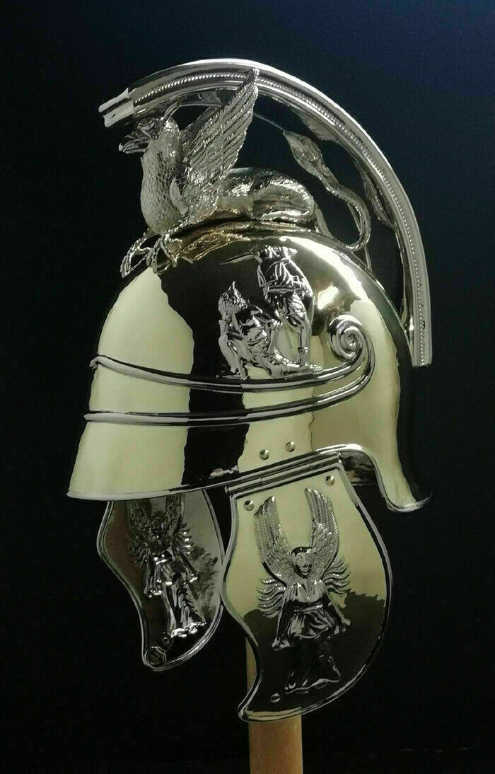 Medieval Brass Republican officer's helmet Knight Roman Helmet With ...