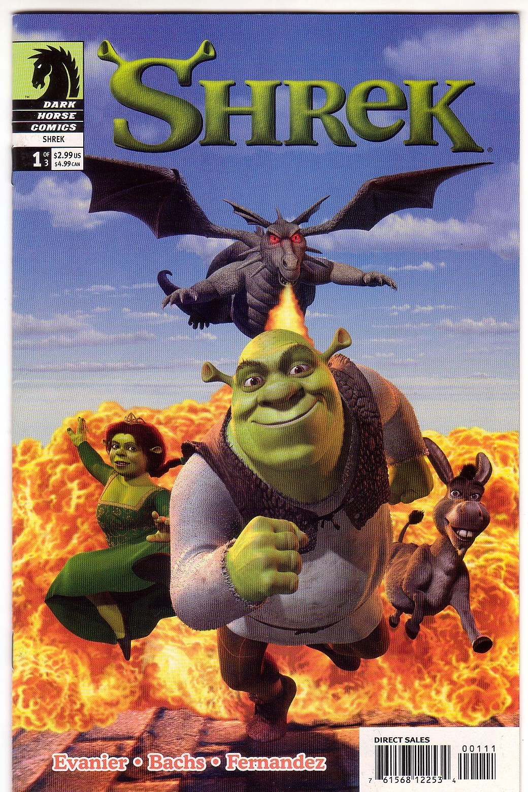 Shrek Comic Book Issue #1 Mark Evanier Ramon Bachs - Dark Horse 2003 ...
