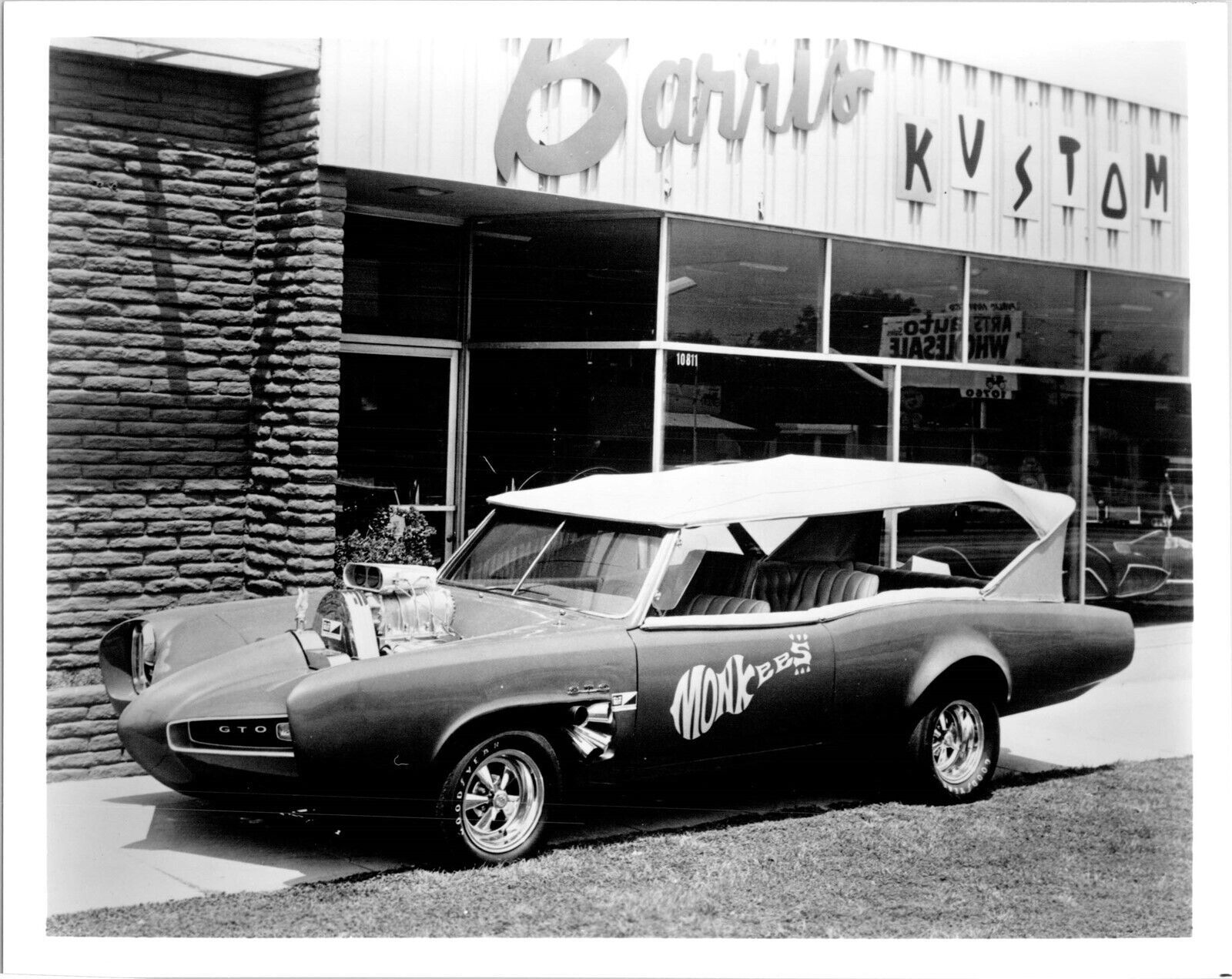 The Monkees vintage 16x20 poster The Monkeemobile Pontiac GTO ...