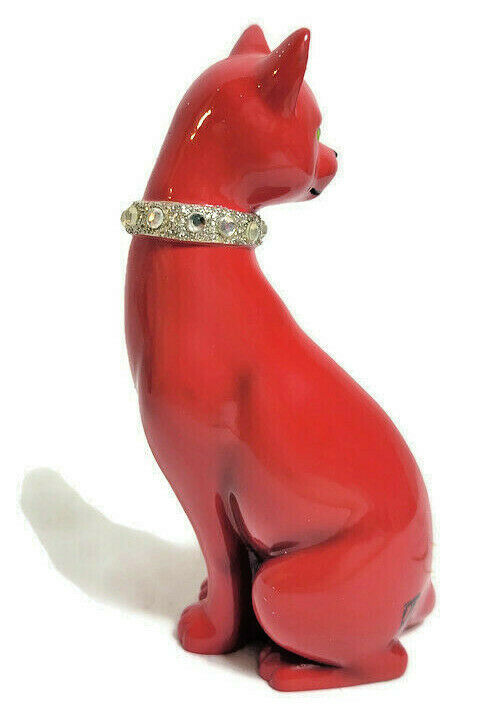 The Hamilton Collection Purr-pose Heart Red Felines Collection Cat Pet ...