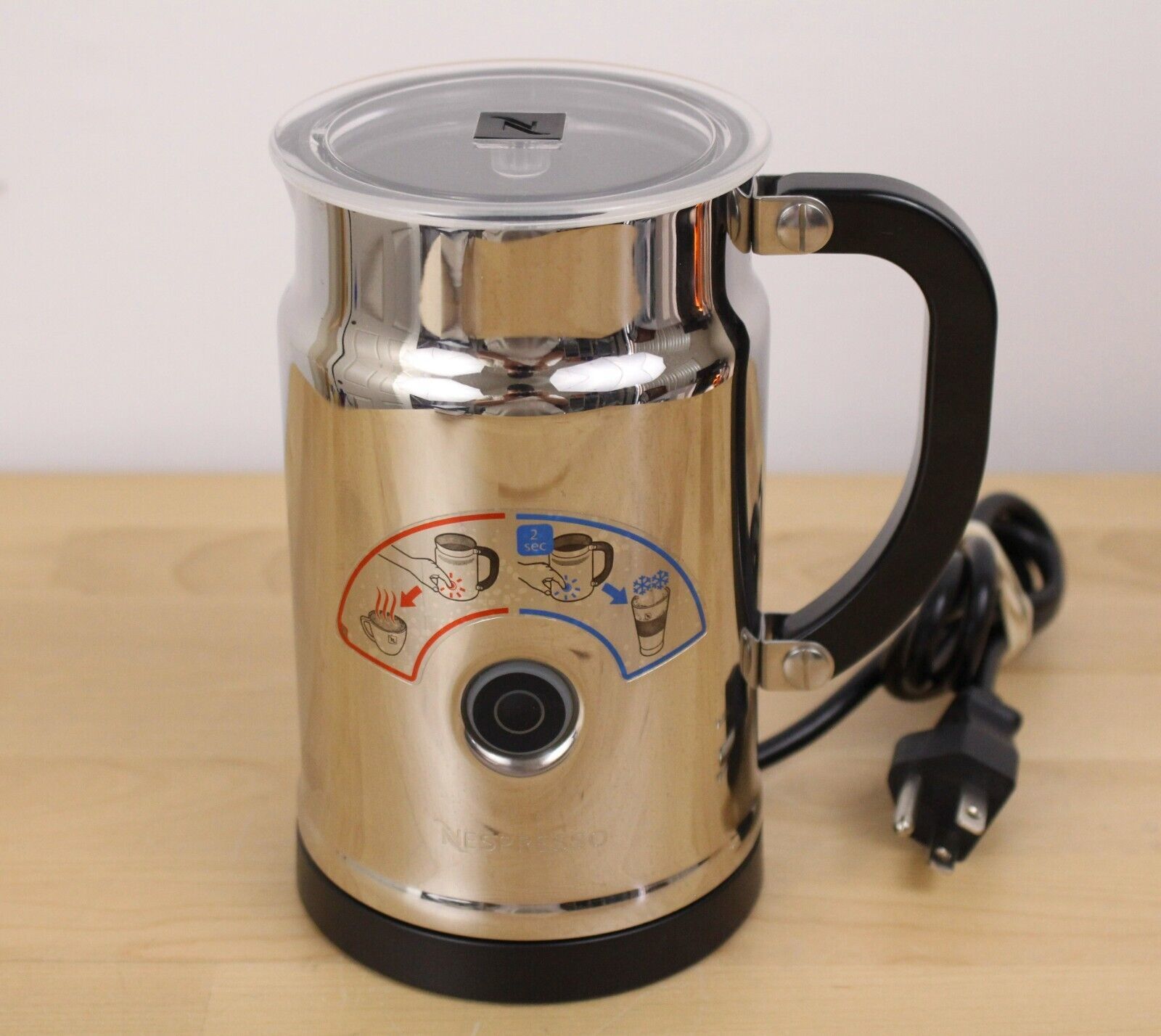 Nespresso Model 3192 Aeroccino Milk Frother Stainless Steel - Milk Frothers