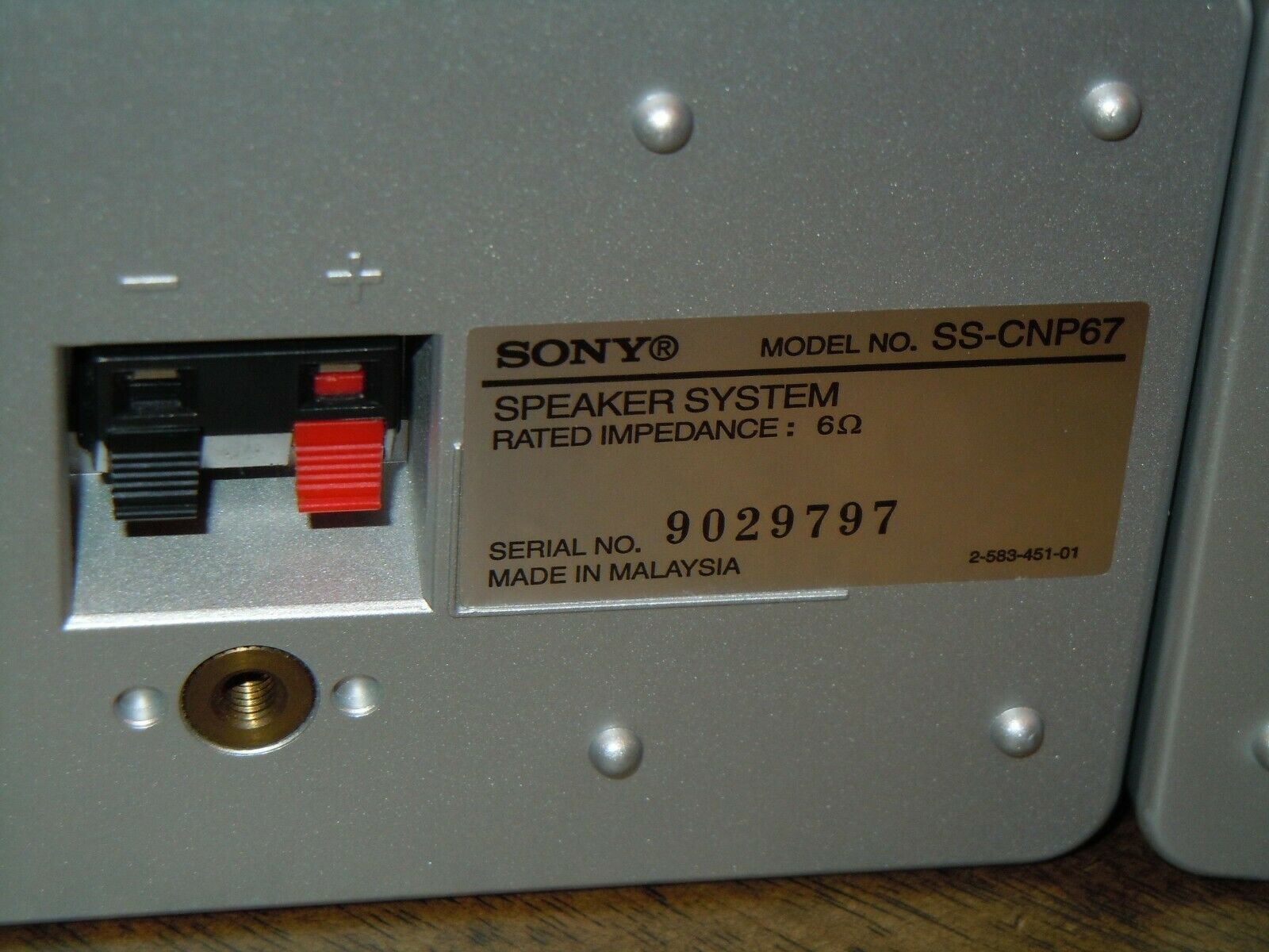 Set of 5 Sony Speakers SS-CNP67 and similar items